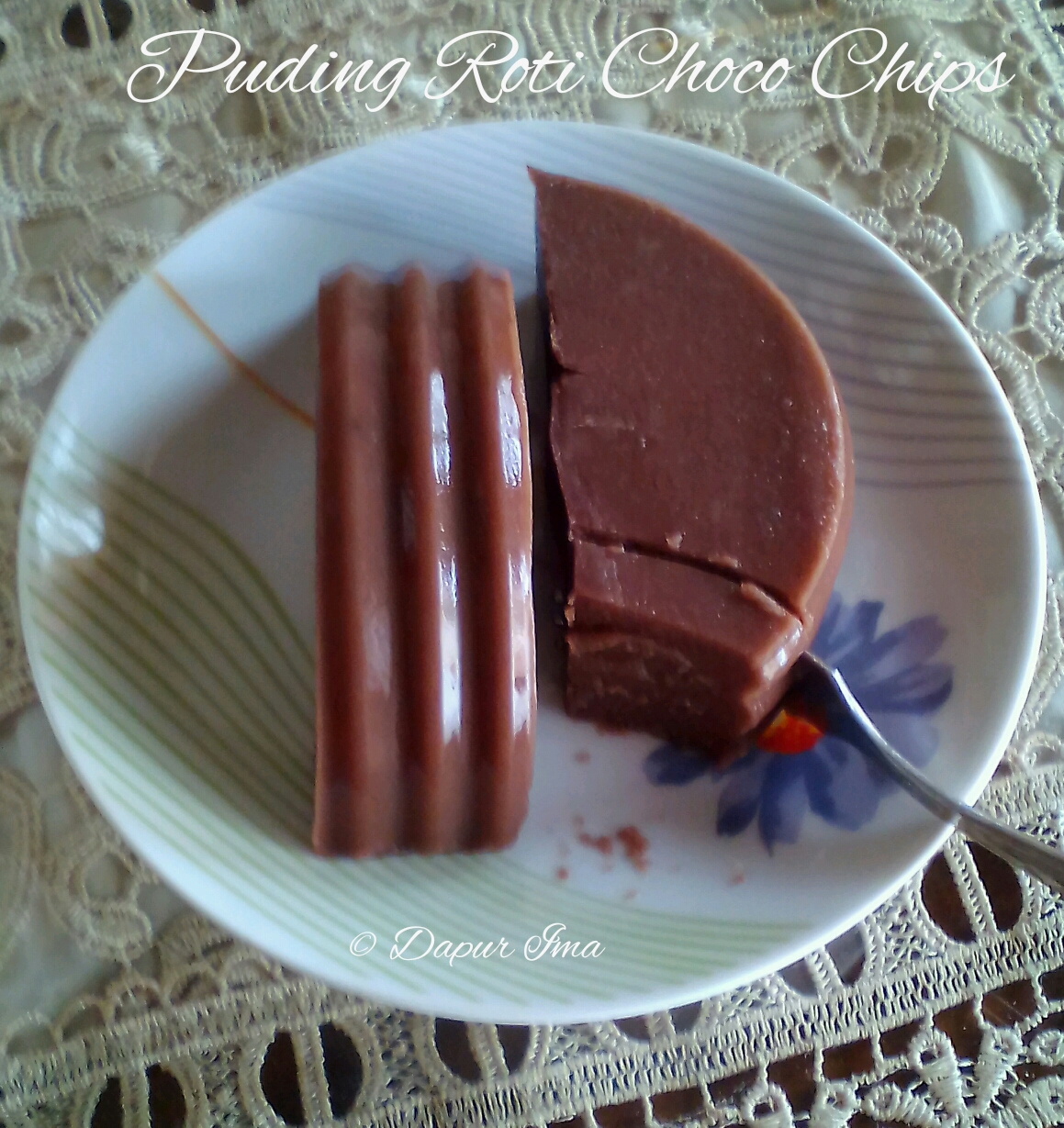 Puding Roti Choco Chips