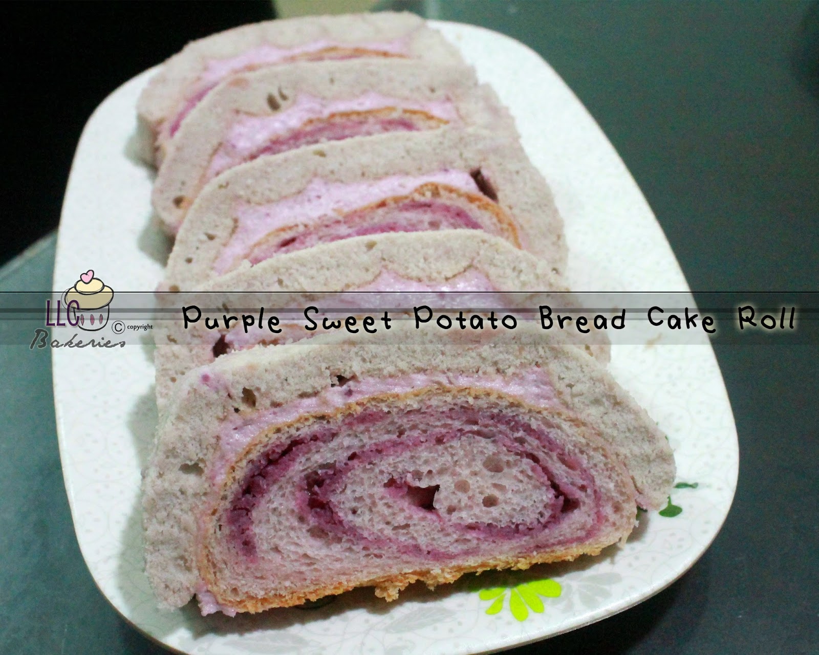 LLC Bakeries: Purple Sweet Potato Bread Cake Roll
