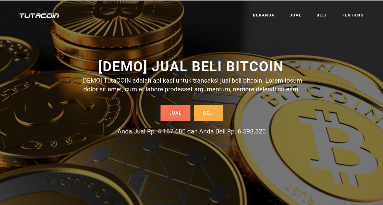 TutaCOIN Aplikasi Untuk Transaksi Jual Beli Bitcoin Berbasis Website ...