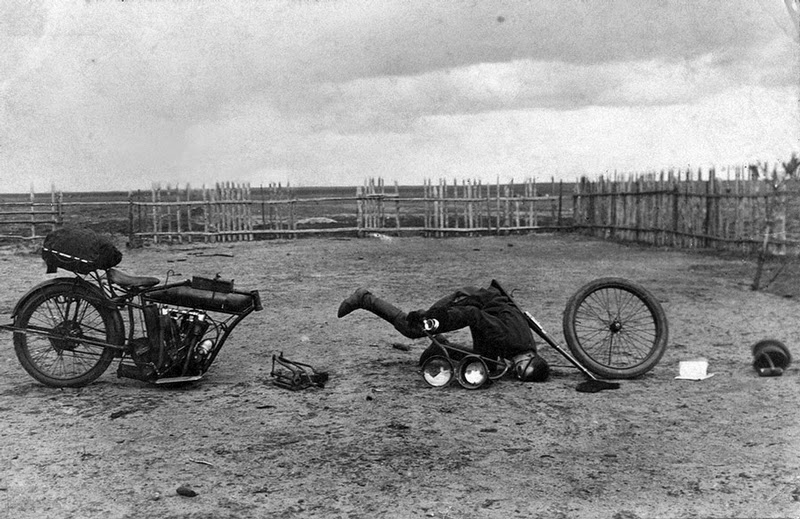 Old Photos of Motorcycles in the Russian Empire ~ Vintage Everyday