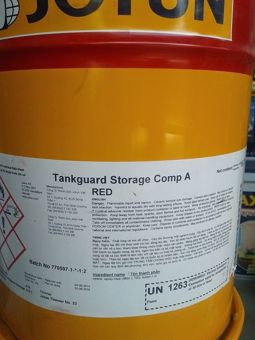 Giấy dán kính cách nhiệt: Sơn Bồn Chứa Tankguard Storage