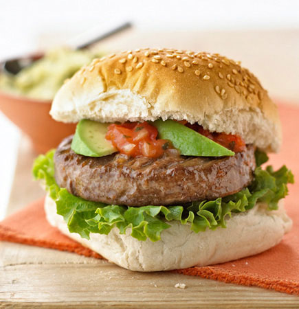 Enjoying a Fuller Life : Healthy Recipes: Chilli Burgers with Guacamole ...