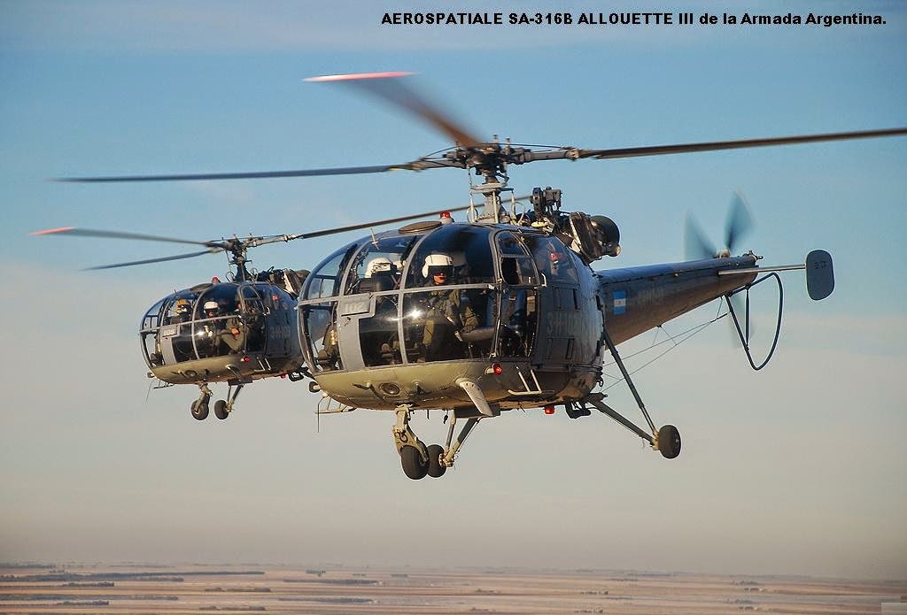 FOTOARMAS.COM: Aerospatiale SA-316B Alouette III. (Armada Argentina)