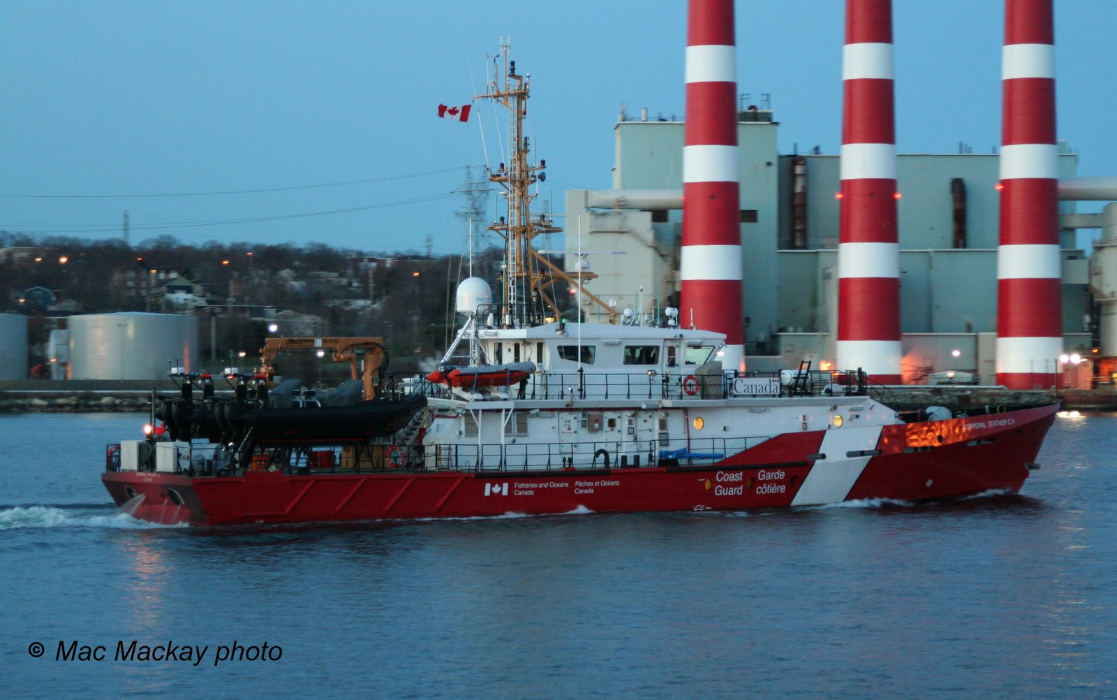 Shipfax: CCGS Corporal Teather CV