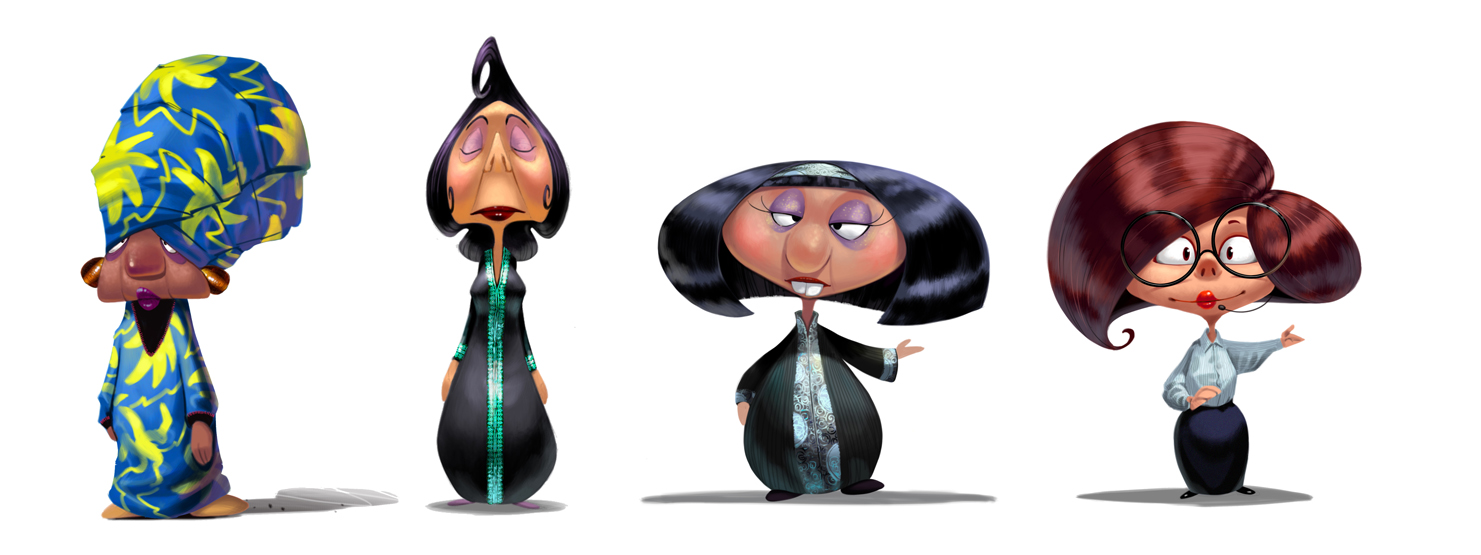 @mol t@wde: some character design for freej episodes