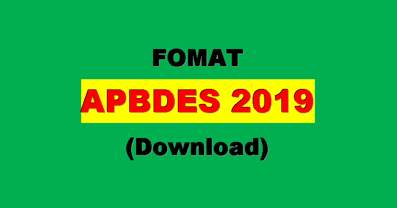 Contoh APBDes 2019 Format Excel Dan Word (Lengkap Dengan Perdes-Nya ...