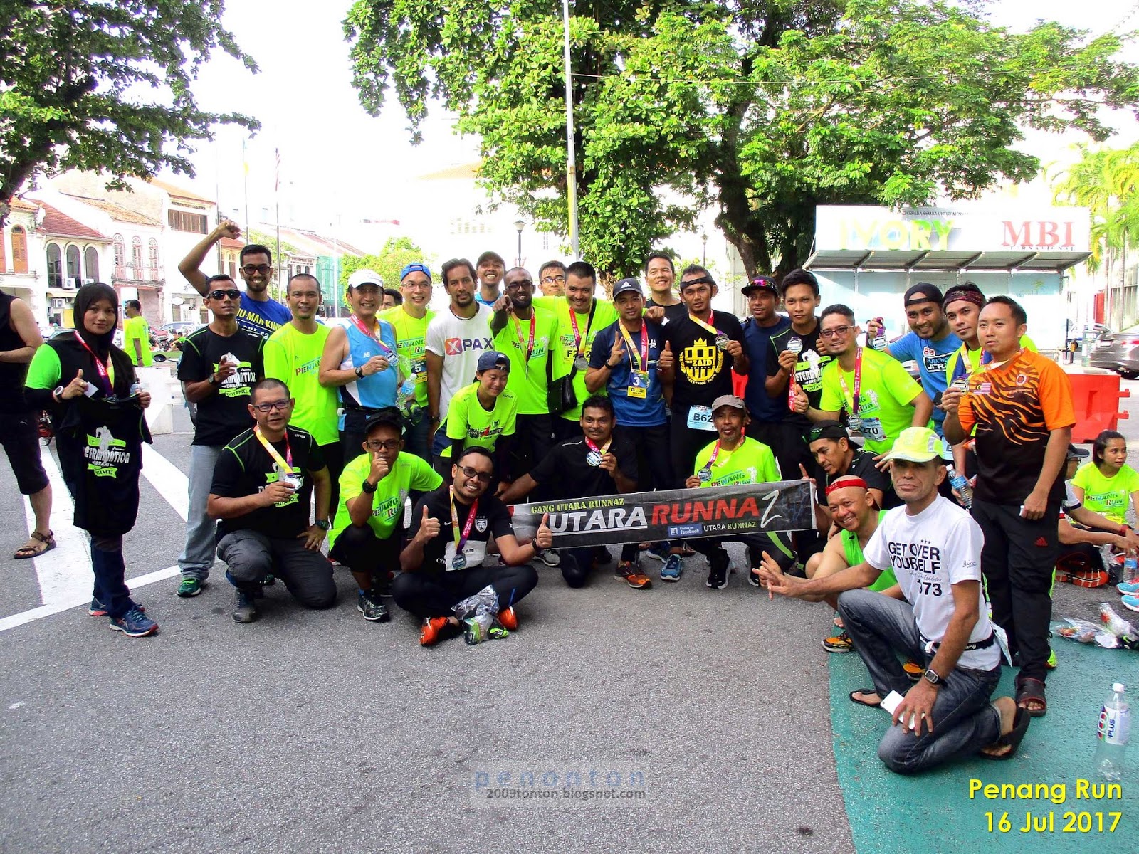 Penonton: Penang Run 16 Jul 2017 - Top 20 Results