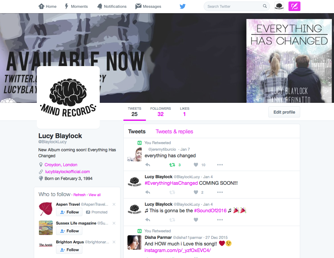 A2 Media: Twitter Page