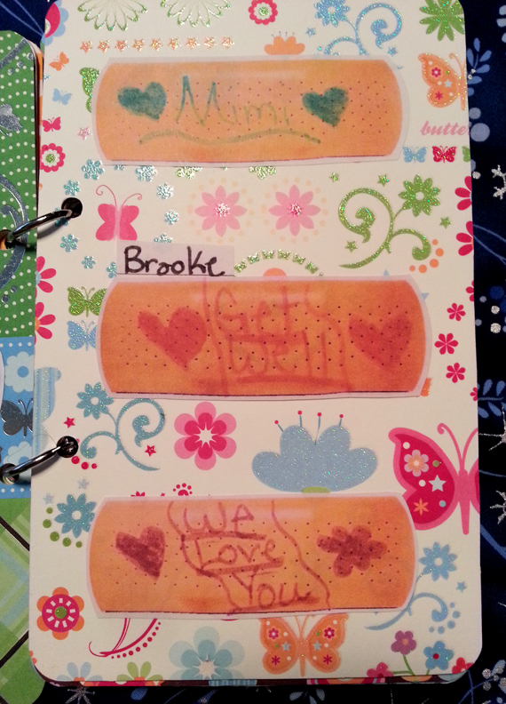 tanglebucket • • • •: Get-well wishes for Mimi (the band-aid project)