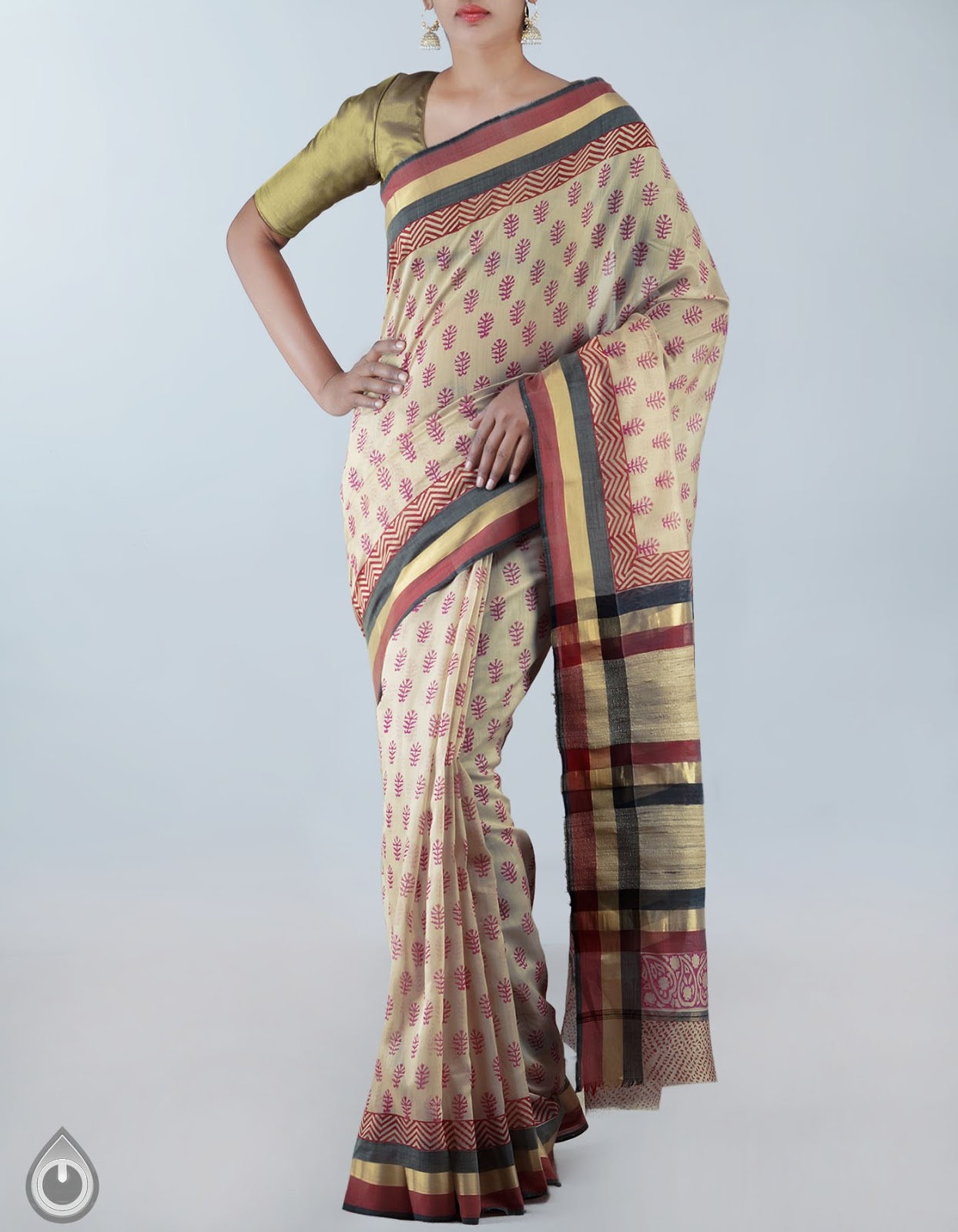 PURE HANDLOOM MAHESHWARI HANDLOOM SILK SAREES FROM MADHYA PRADESH ...