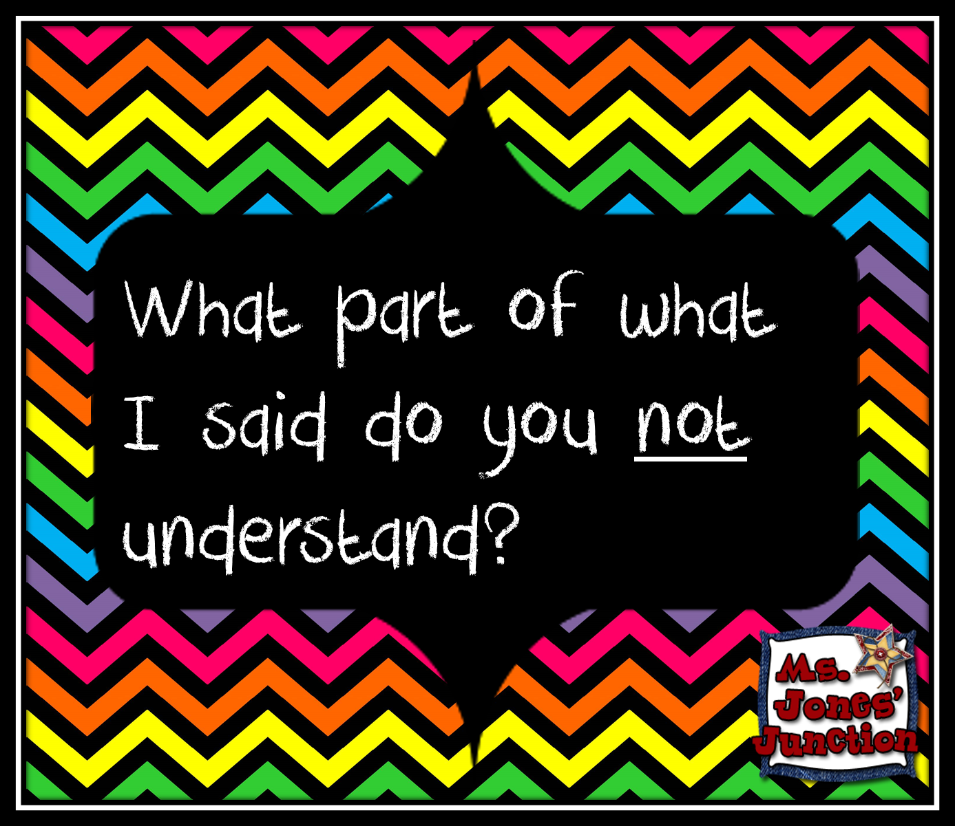 Ms. Jones' Junction: My Teacher Always Says Linky!
