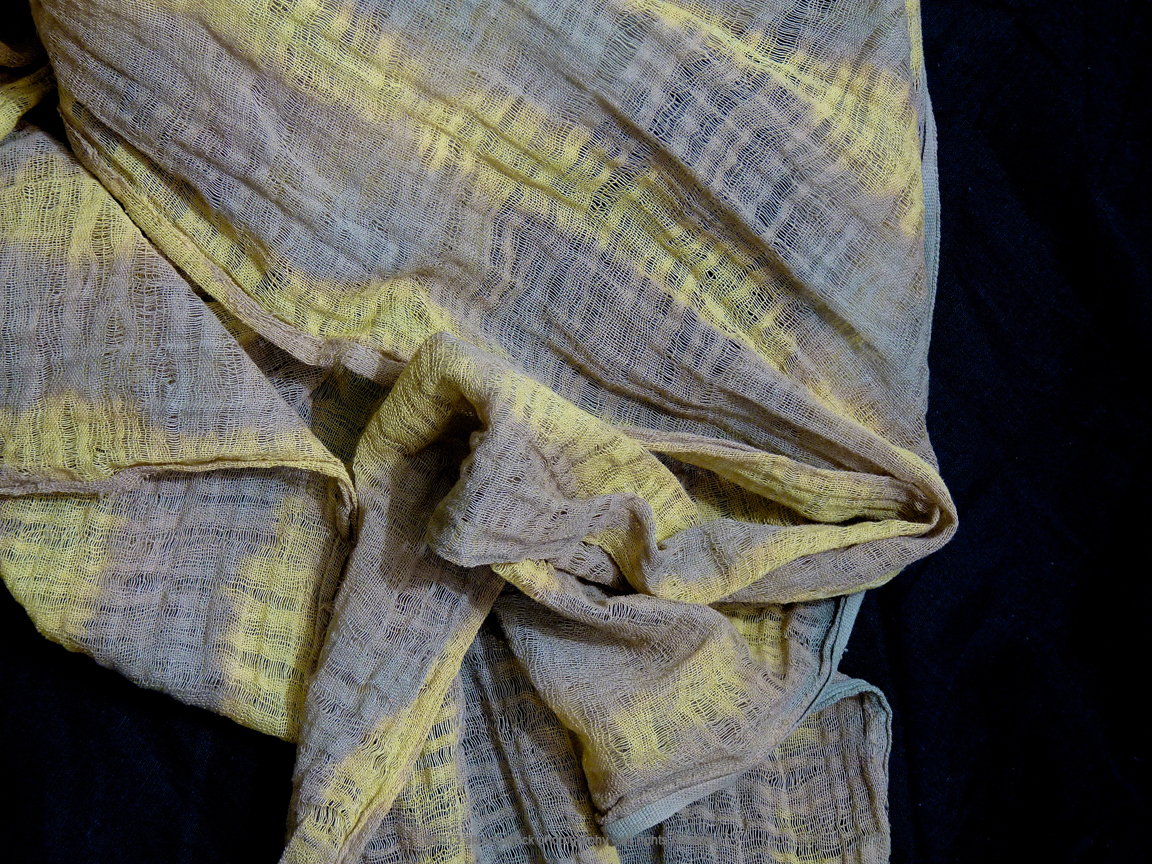 fundoshi fabric photos and more: Back to Basics - Khaki Cheesecloth ...