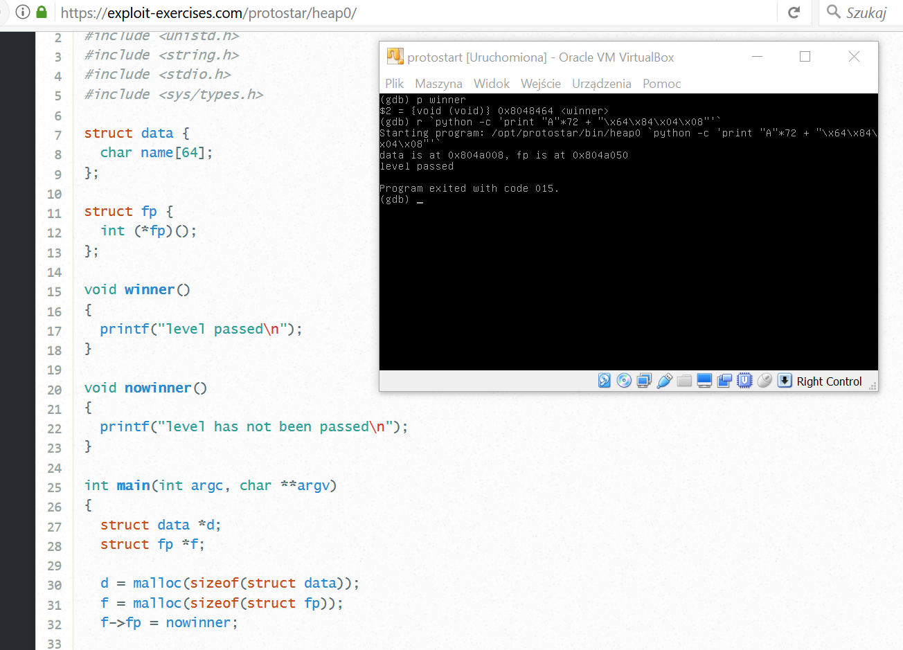 code16: Protostart CTF - heap0 - walkthrough