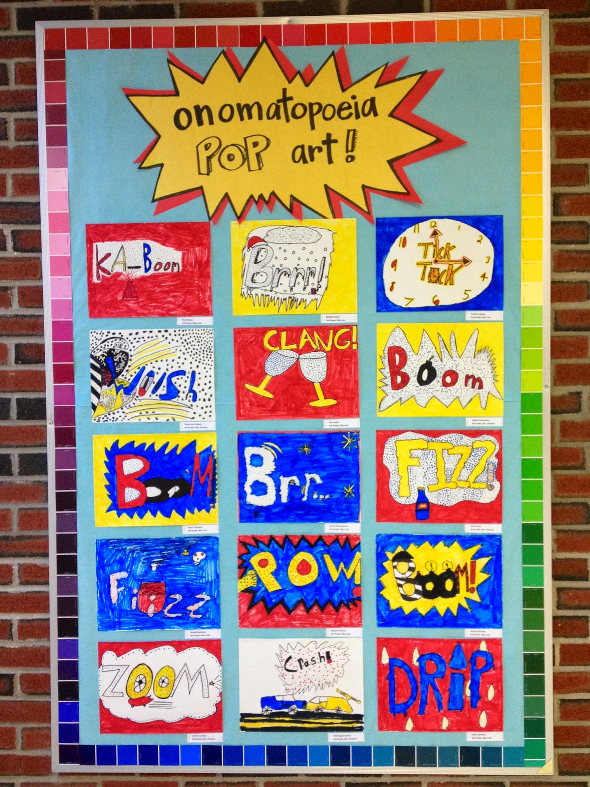 Art at Hosmer: Onomatopoeia!