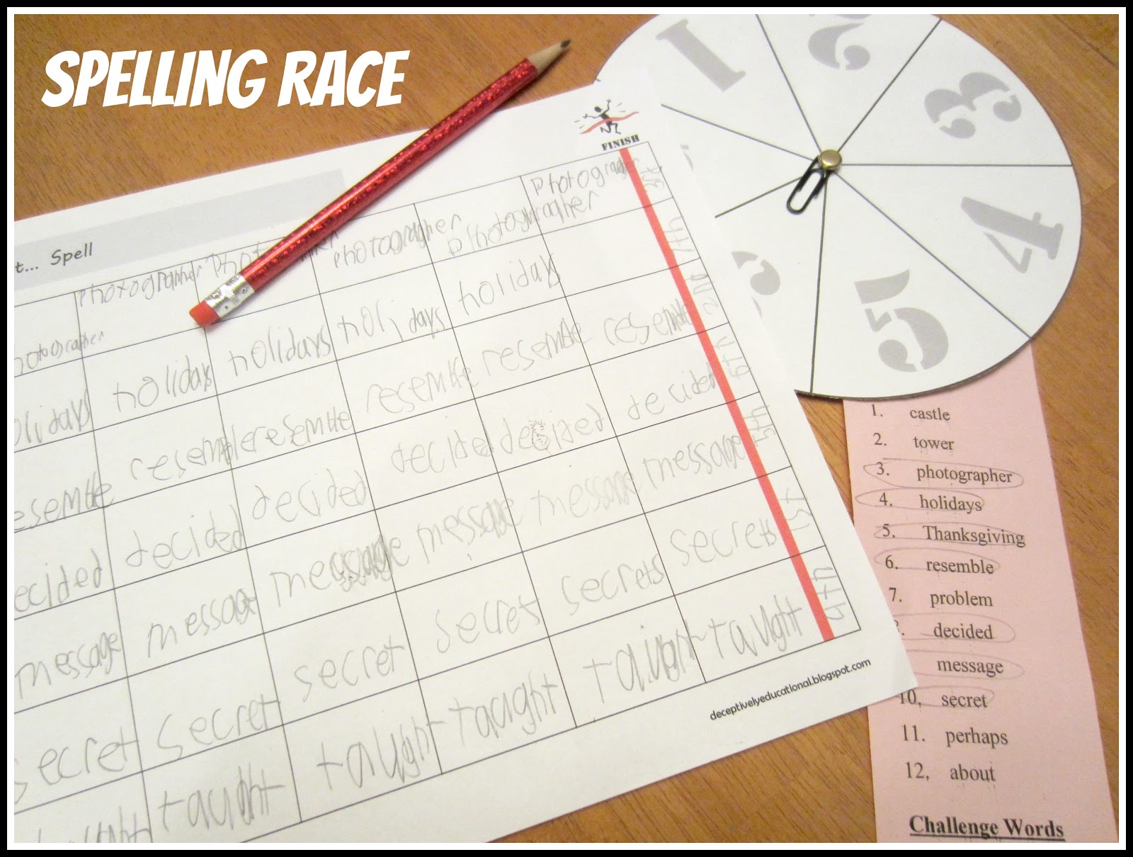 Relentlessly Fun, Deceptively Educational: Spelling Race