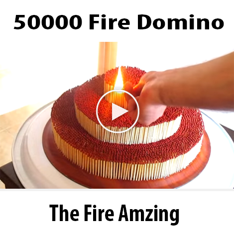 500000 Fire Domino The Fire Amazing | ONE 999