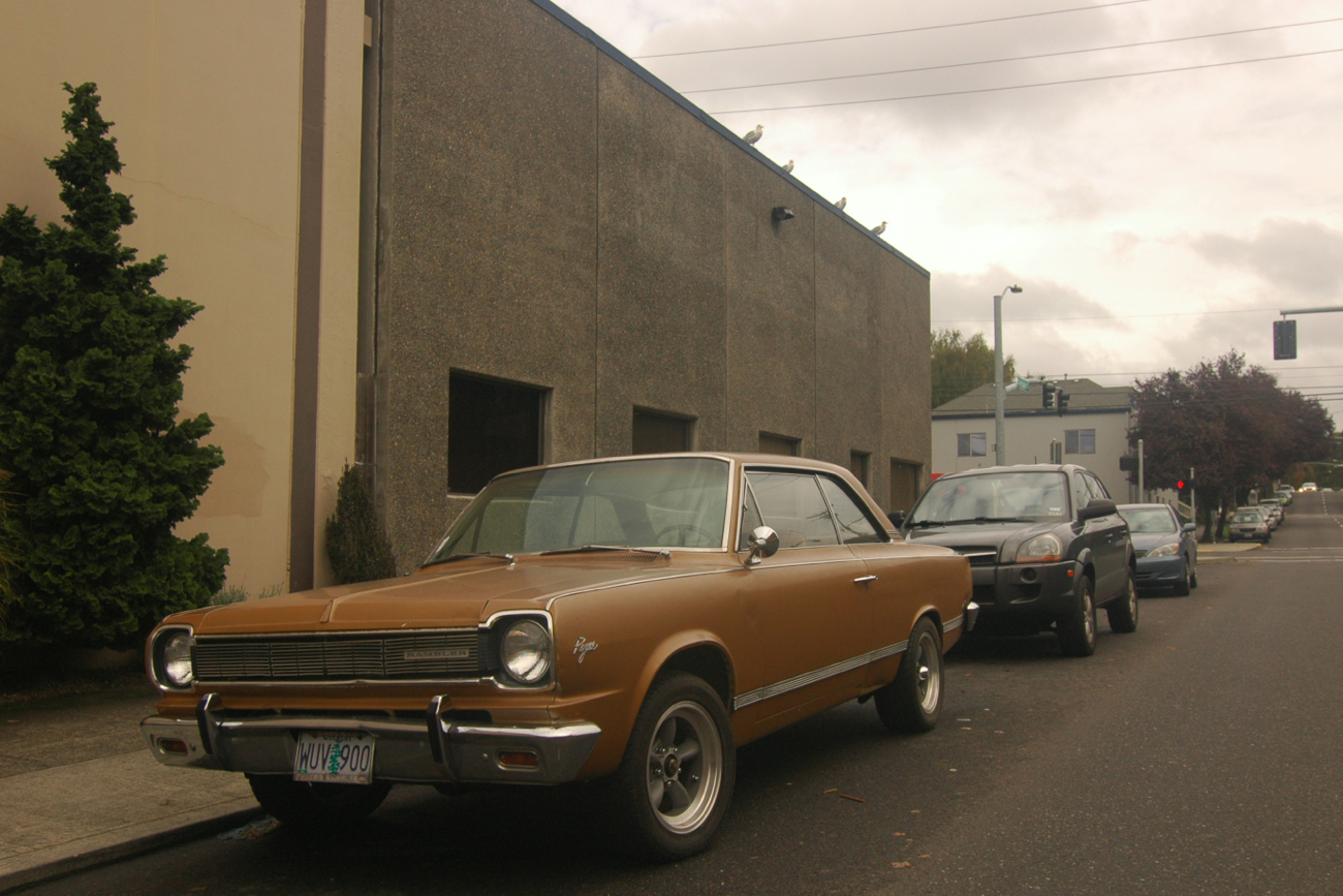OLD PARKED CARS.: 1966 Rambler Rogue.