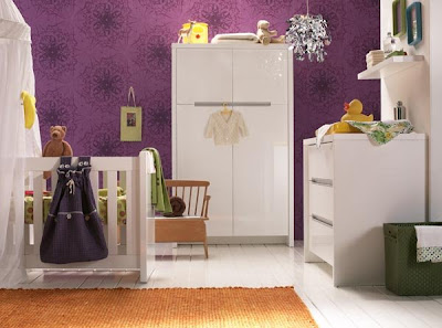 HABITACIONES DE BEBÉ EN COLOR MORADO | Dormitorios Con Estilo