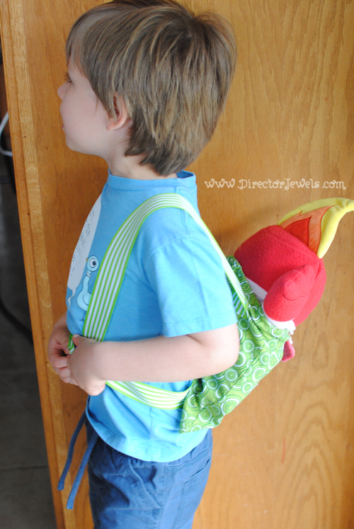 Director Jewels: DIY Plush Toy Backpack Tutorial