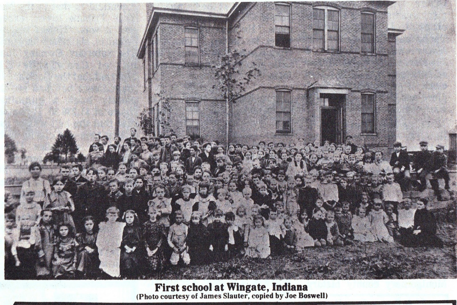 Wingate Spartans: Wingate High School Building dedicated in 1907. Horse ...