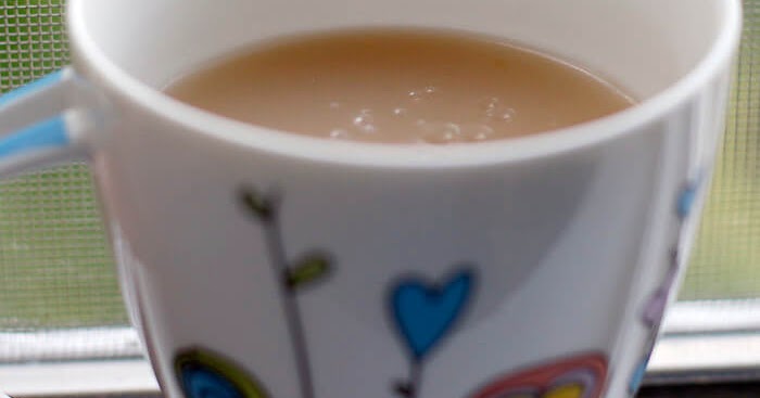 Кухня Клик: Яблочный кисель с мятой и сгущенкой