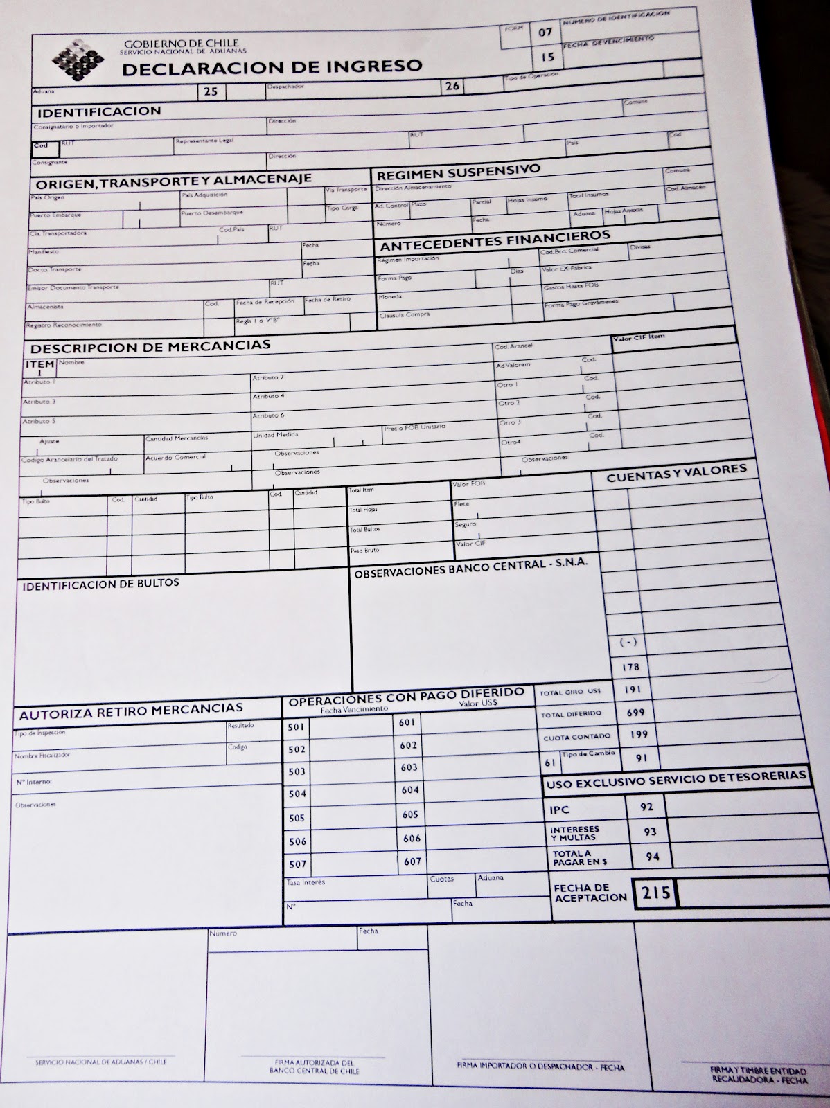 Trabajo Comercio Exterior: Servicio de Aduanas