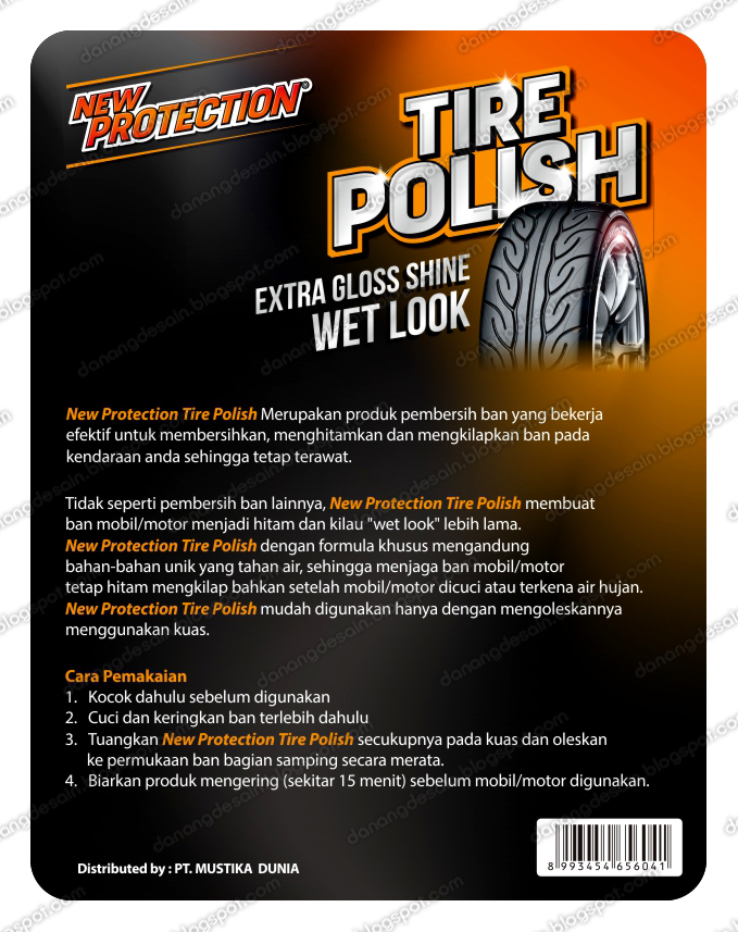 Contoh Desain Sticker Kemasan Semir Ban Mobil - Contoh Desain Banner ...