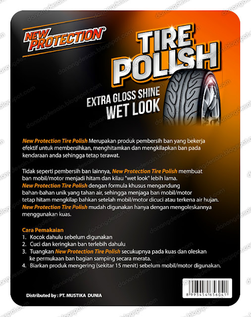 Contoh Desain Sticker Kemasan Semir Ban Mobil - Contoh Desain Banner ...