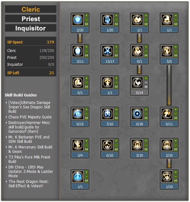 [Build] Inquisitor Priest - Dragon Nest SharpStation