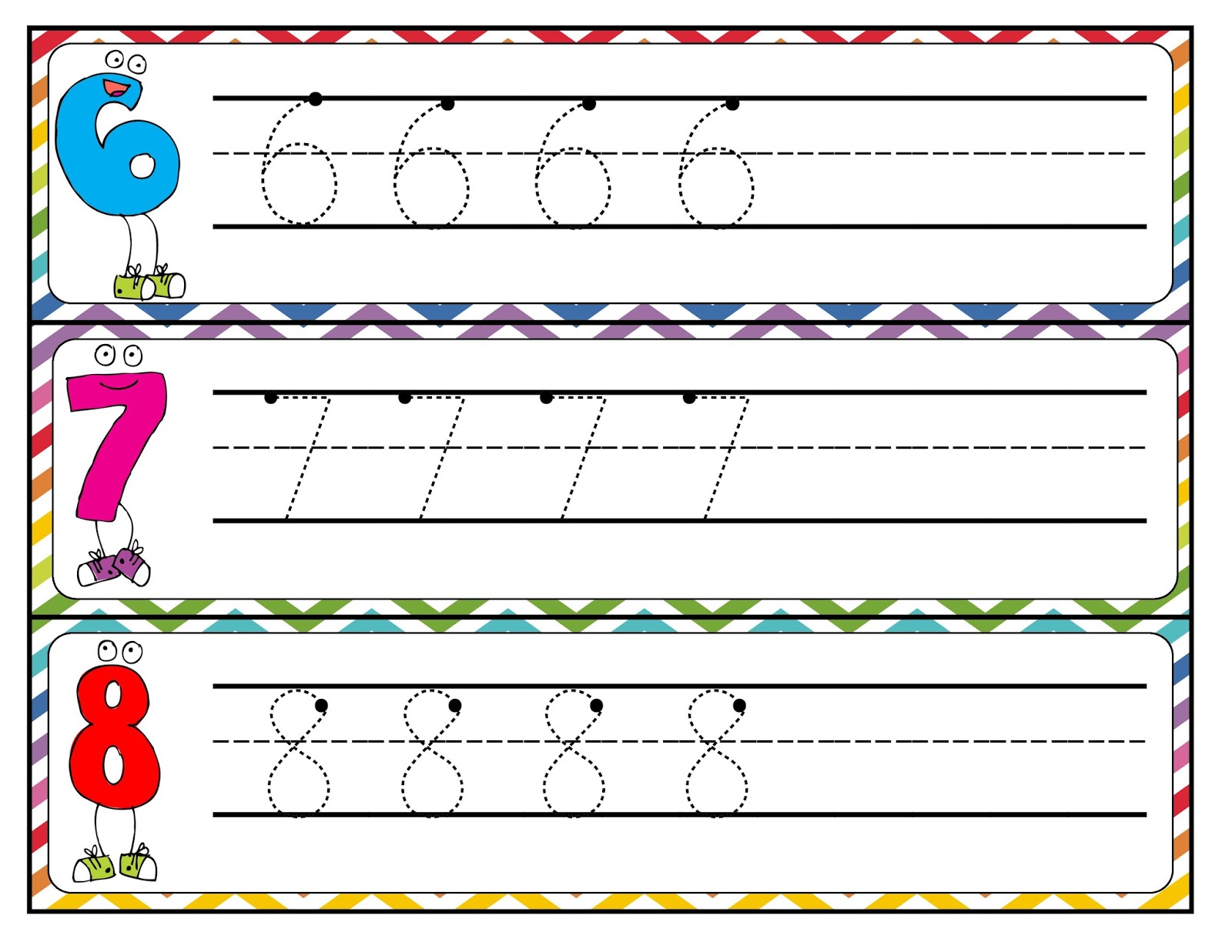 Όλα για το νηπιαγωγείο!: Προγραφή Αριθμών