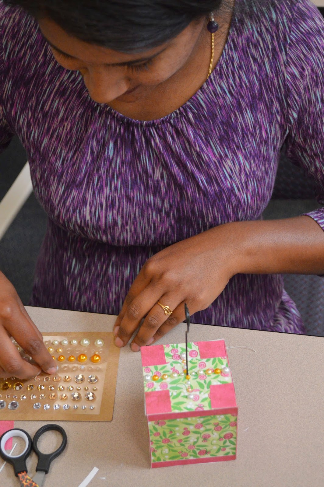 Christie's Creative Cupboard: Display Cubes at the Union City Library