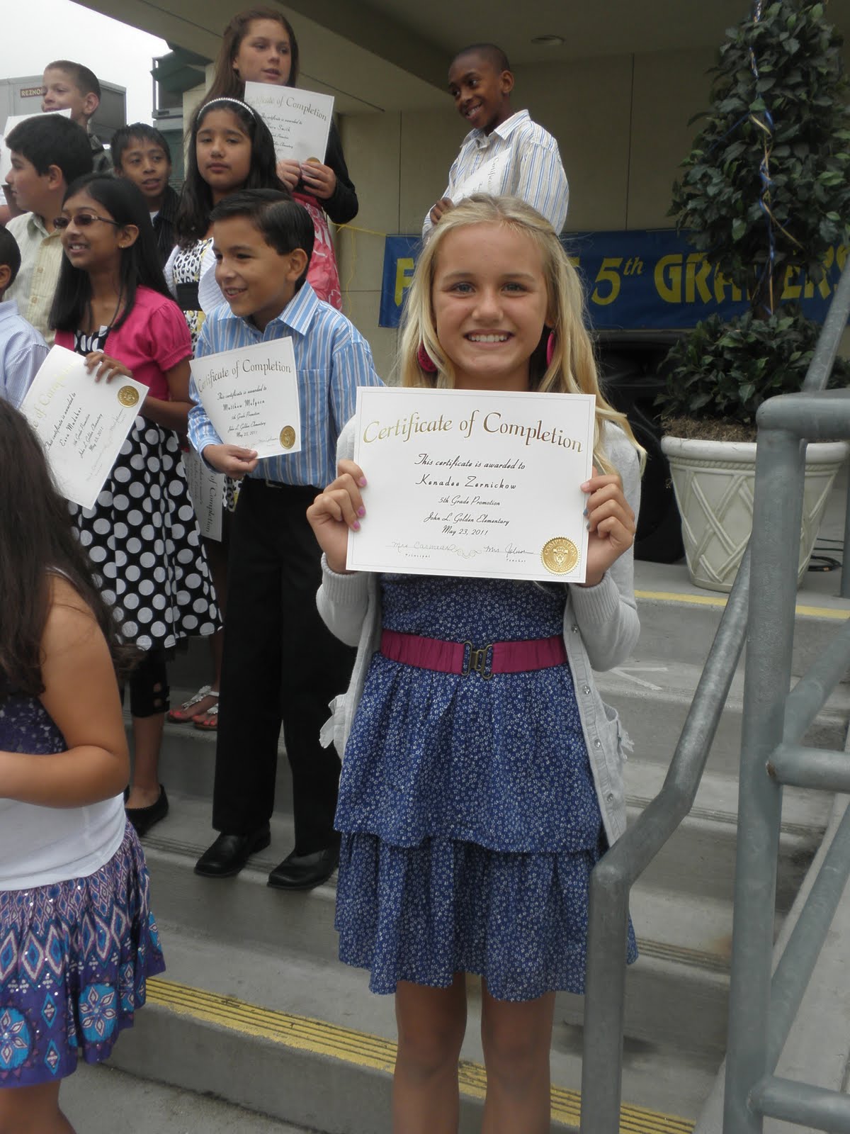 zernickow family: Kenadee's 5th Grade Promotion...