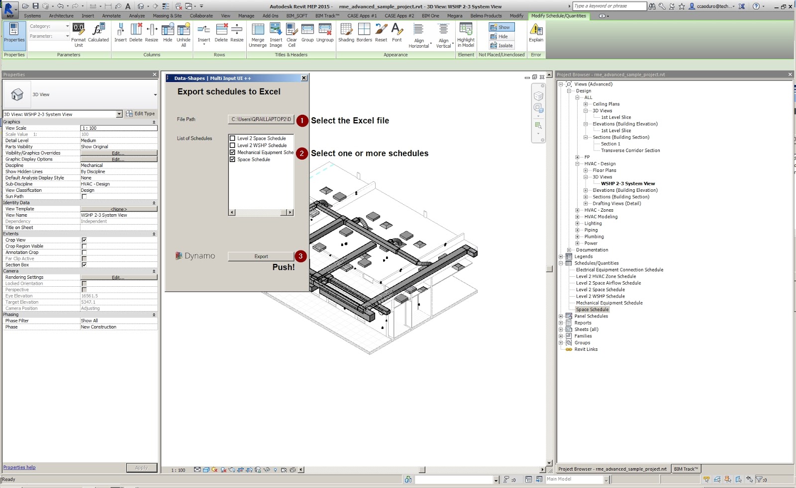 Dynamo Revit Excel Ui What A Wonderful Day