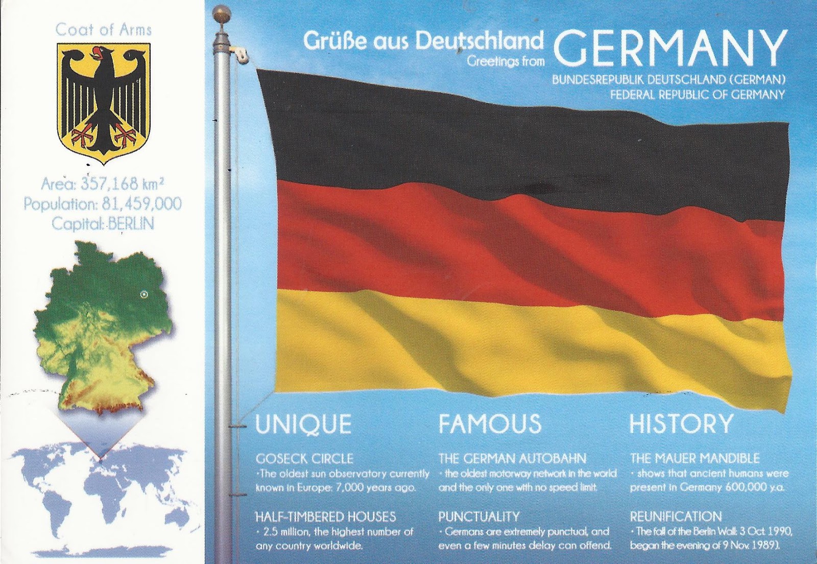A Journey of Postcards: Flags of the World | Germany