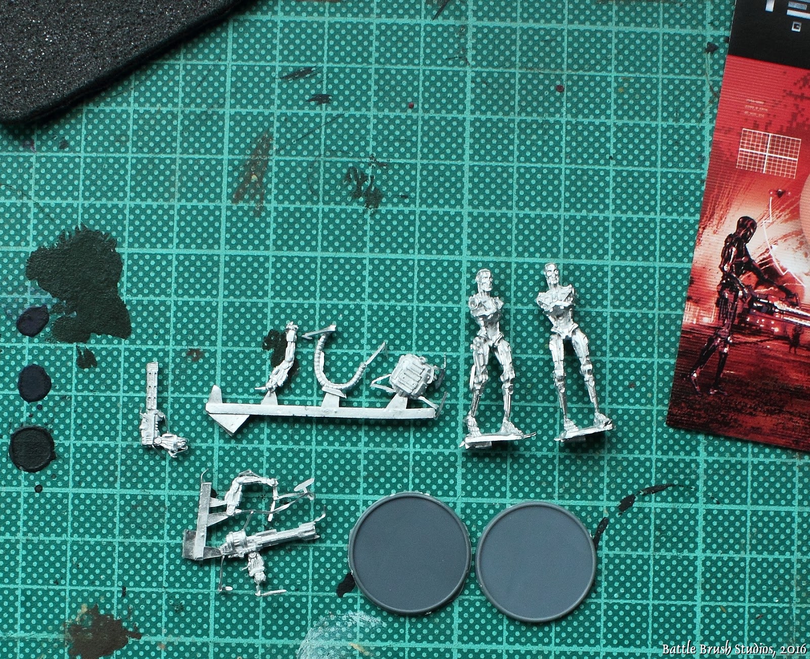 Battle Brush Studios: Review: Terminator Genisys Heavy Weapon Endoskeletons