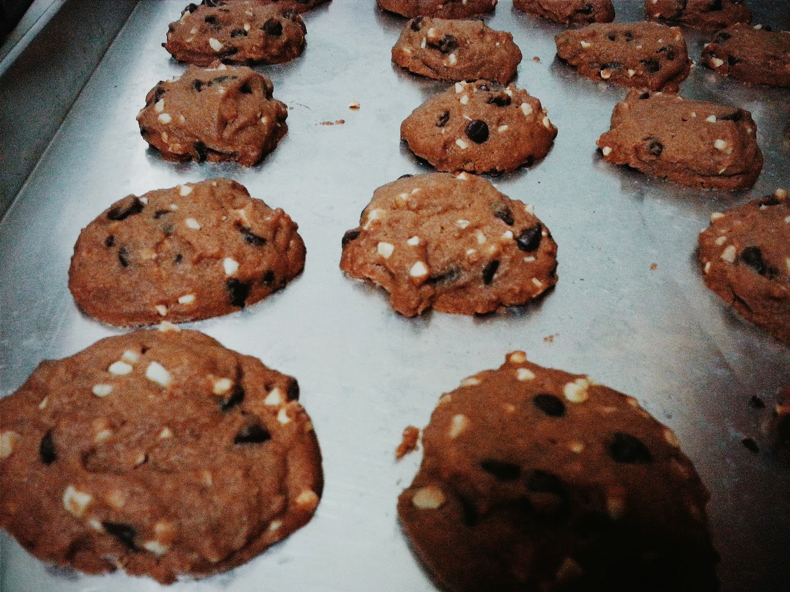 Warisan Bonda Resepi: BISKUT COKLAT CIP SEDAP