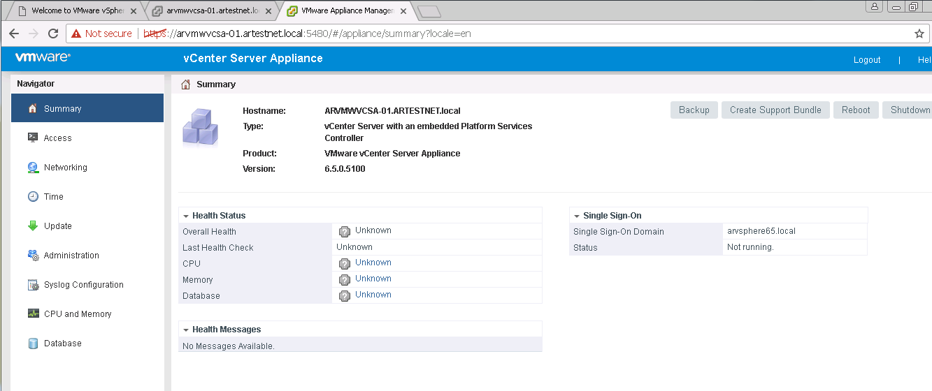 vCenter 6.5 High Availability - Initiate the Failover | TechCrumble