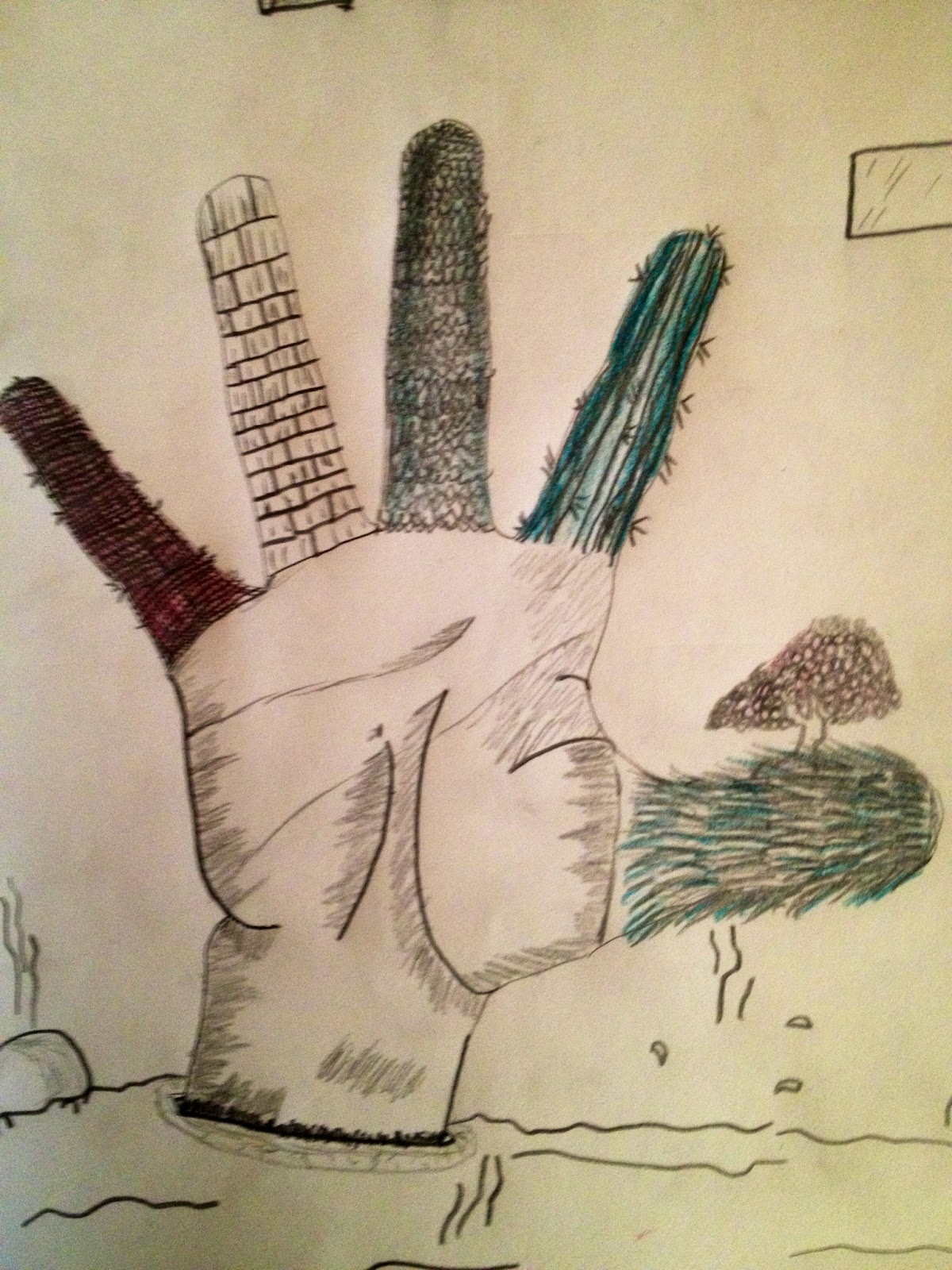 ART with Mrs. Garrett!: Texture Hands with Ms. Jessica