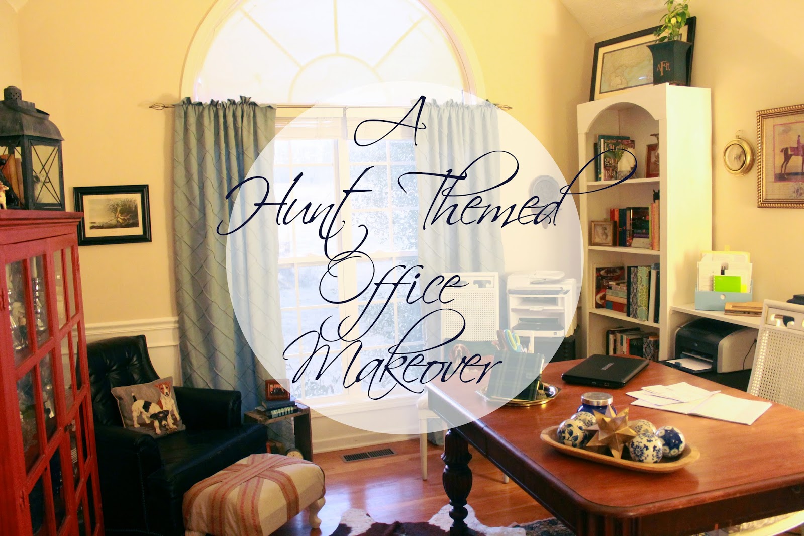 a.forte's blog of Spain Hill Farm: A Hunt Themed Office Makeover