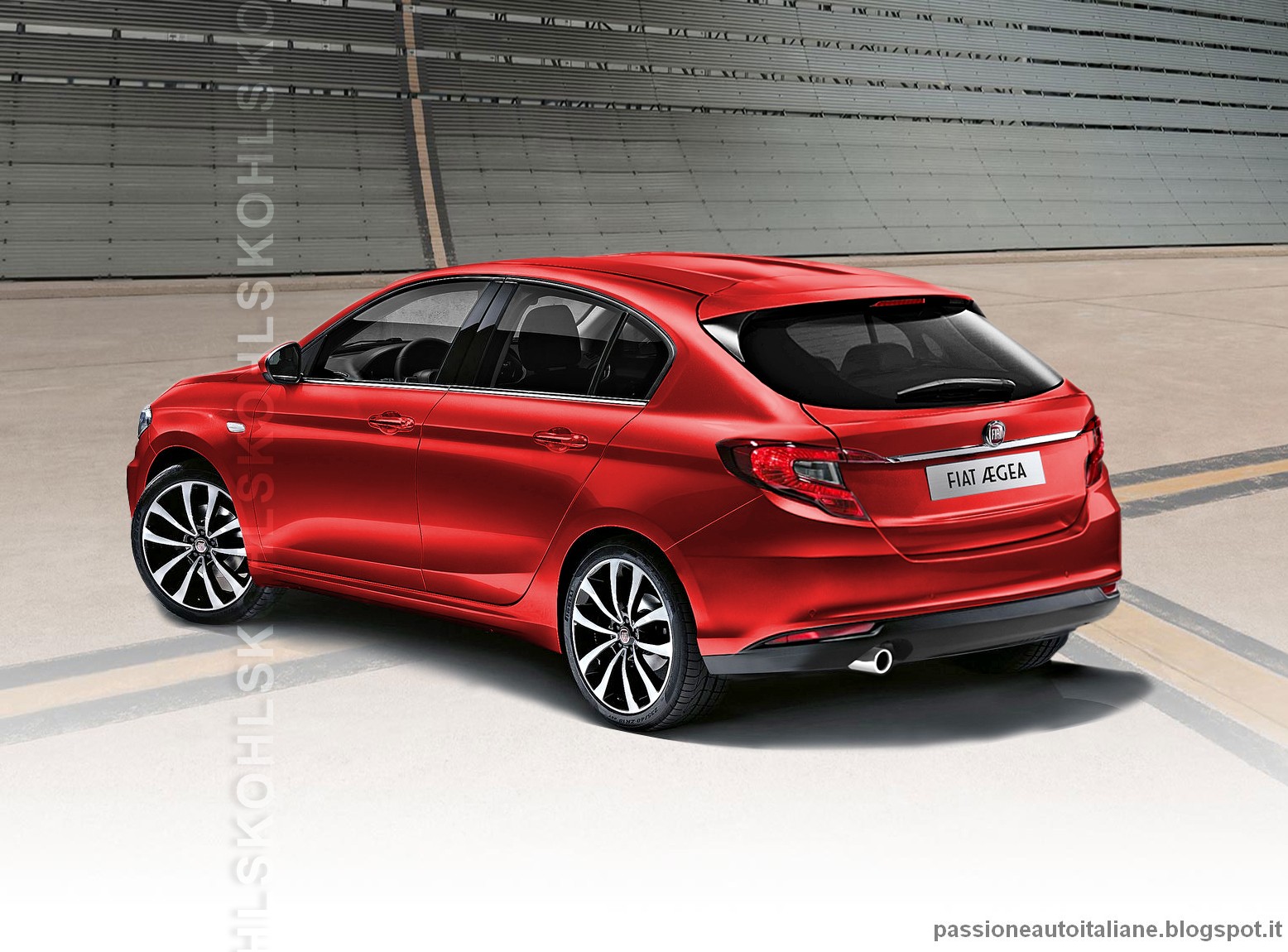 Render Fiat Aegea Hatchback