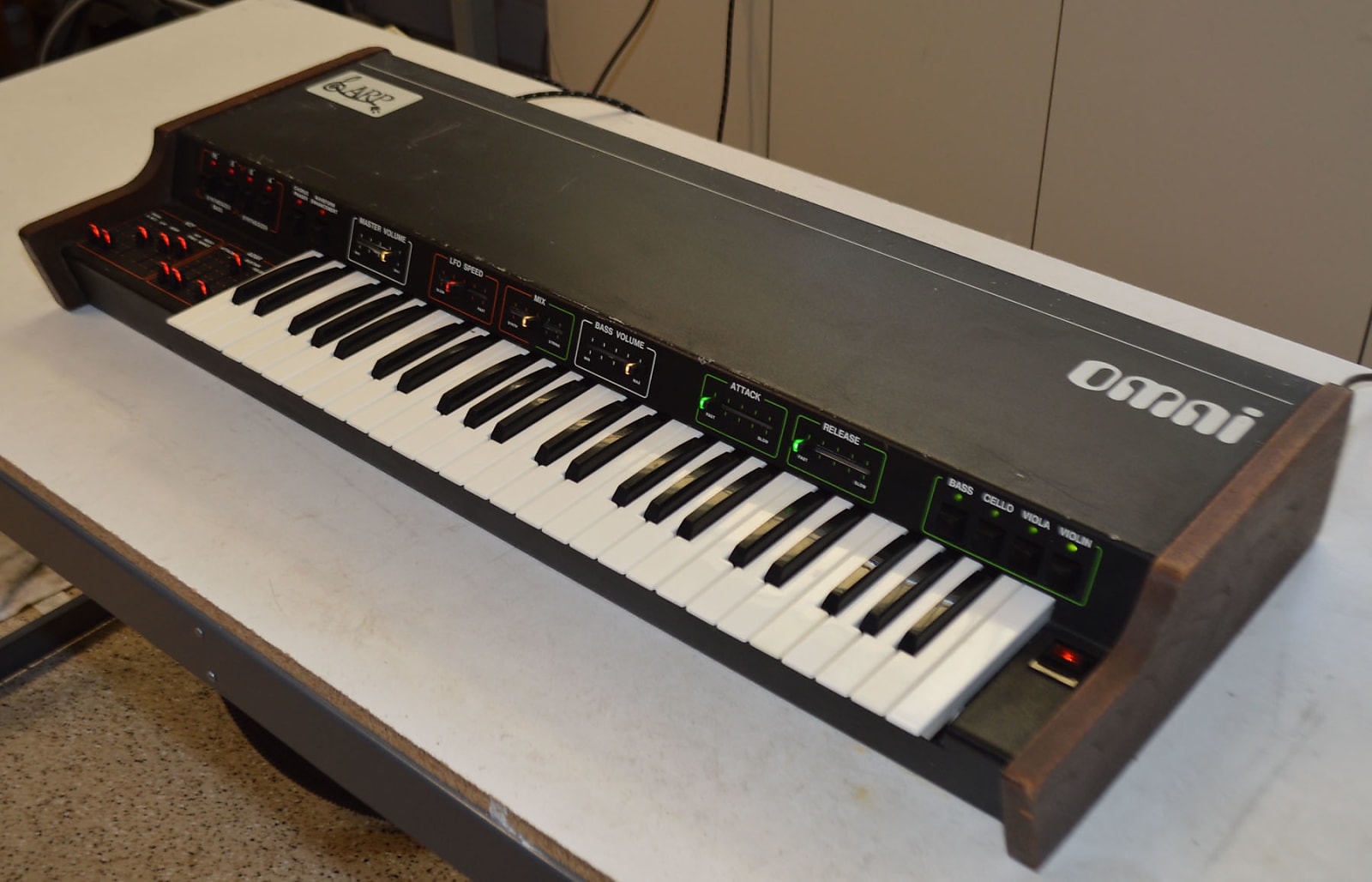 MATRIXSYNTH: Vintage ARP Omni 1 Keyboard Synthesizer Overhauled with ...