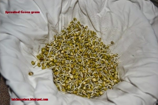How to sprout green gram