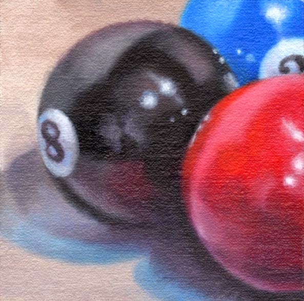 Barbara Fox - Daily Paintings: BEHIND THE 8 BALL (SOLD) still life oil ...