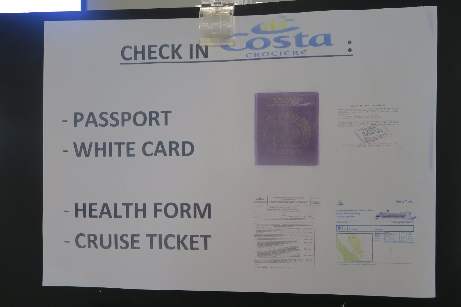 Costa Victoria Cruise 2016 Review - Embarkation and Disembarkation ...