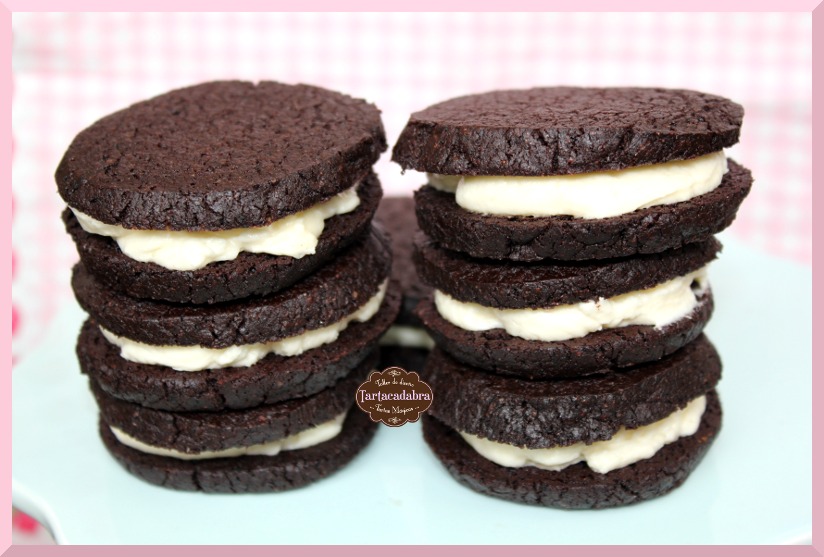 Tartacadabra: Chocolate Cream Cookies - galletas de chocolate y crema