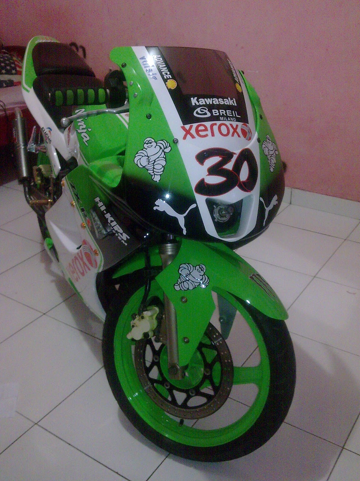 modifikasi ninja rr: modifikasi ninja 150 RR