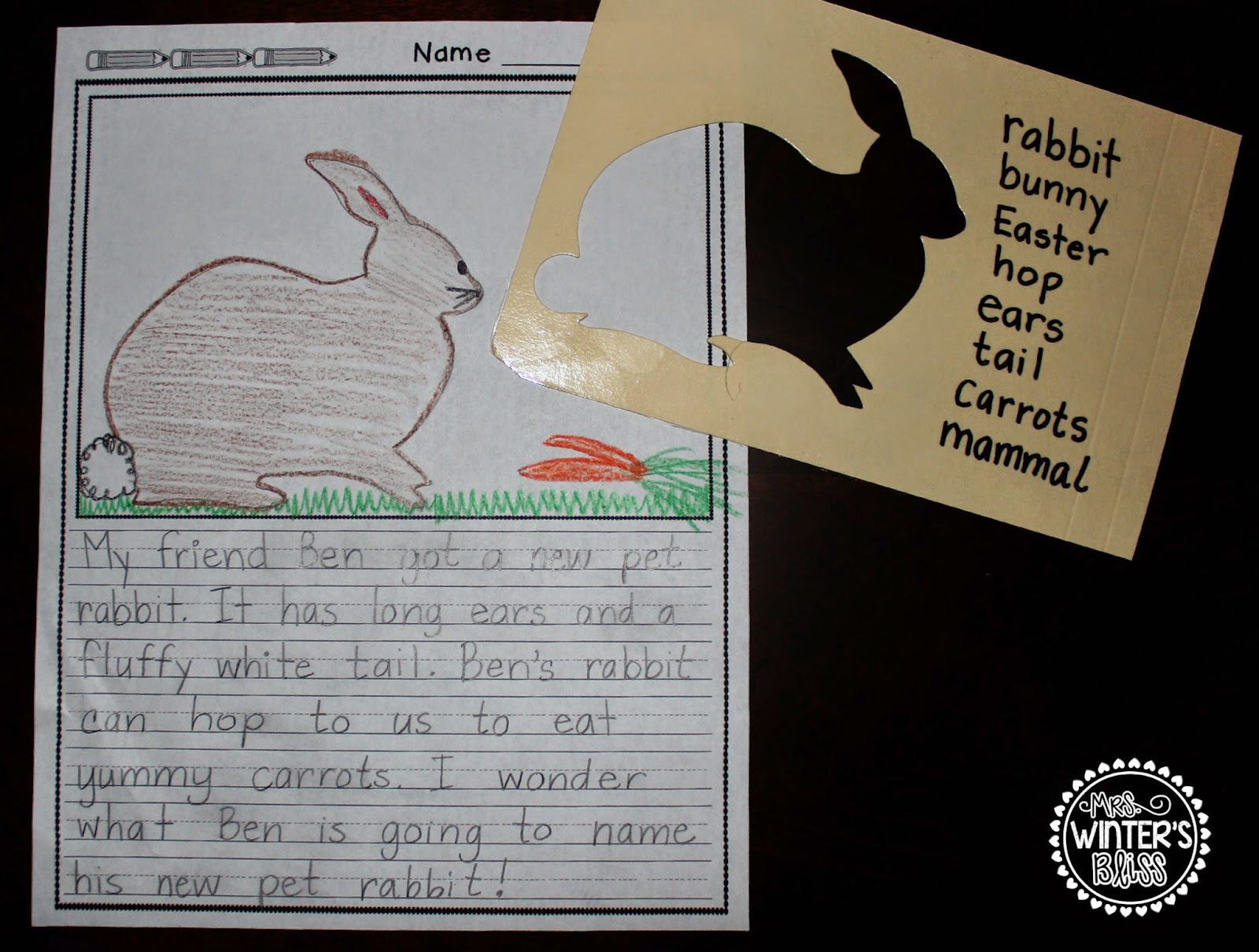 Stencil Stories And Picture Prompts Mrs Winters Bliss