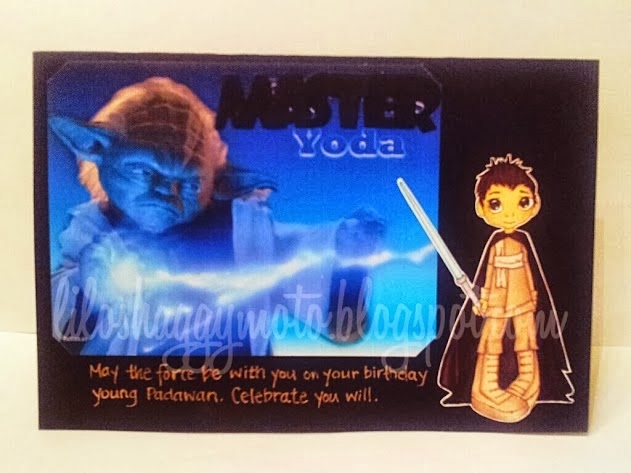 Finding My Groove...: Star Wars Birthday card