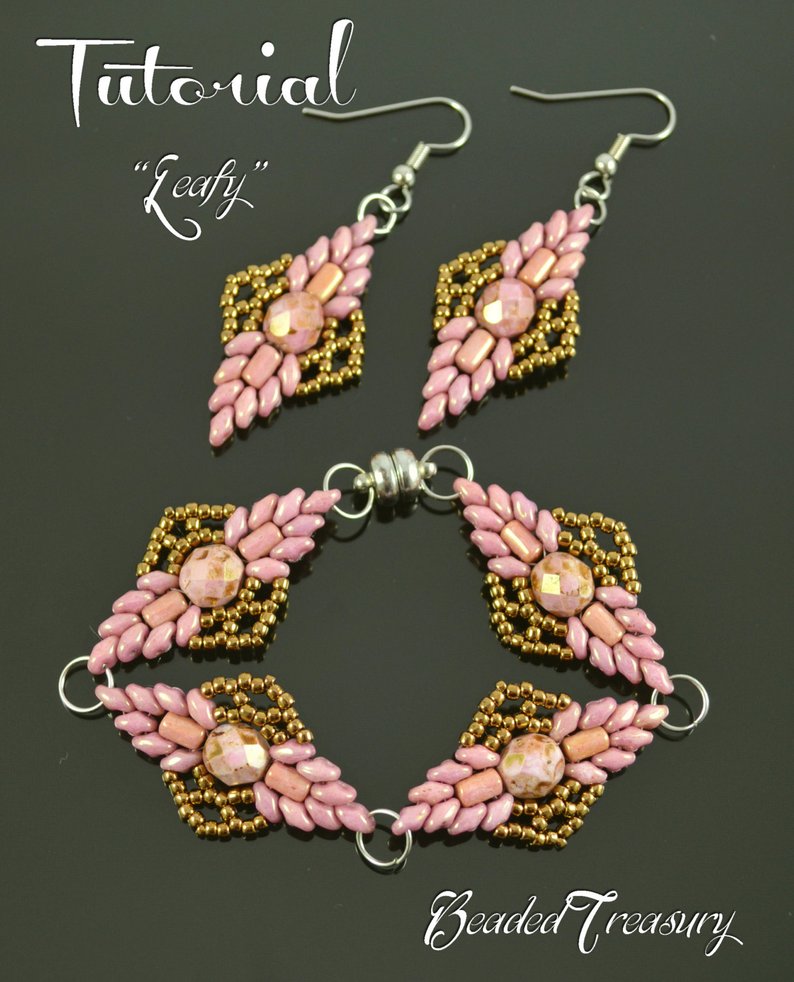 BeadedTreasury's Modern Beadwoven Jewelry Tutorials / The Beading Gem